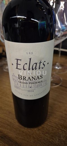 Vins Moulis-en-Médoc Branas Grand Poujeaux - Les Éclats - 2016 - Avis ...