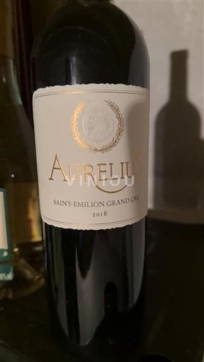 Vins Saint-Émilion Grand Cru Aurelius - 2018 - Avis, conseil ...