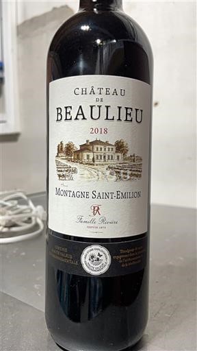 Vins Montagne-saint-émilion Château Beaulieu - 2018 - Avis, conseil ...