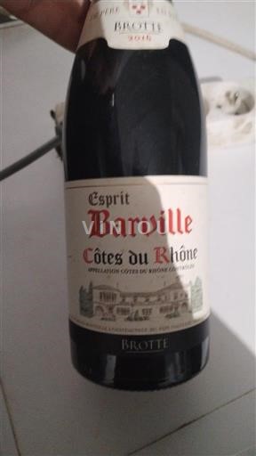Vins Côtes-du-rhône Brotte - Esprit Barville - 2016 - Avis, conseil ...
