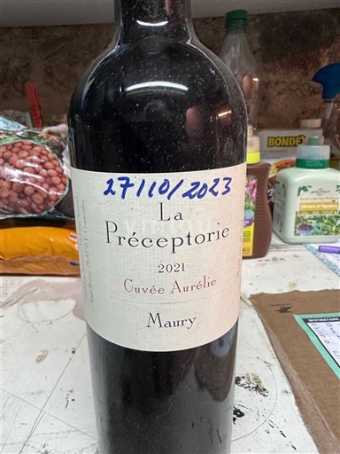 Vins Maury La Préceptorie - Cuvée Aurélie - 2021 - Avis, conseil ...