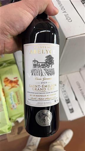 Vins Saint-Émilion Grand Cru Château Abelyce - Cuvée Garance - 2023 ...