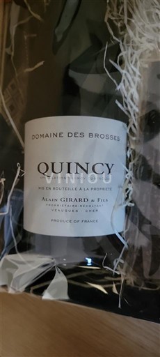 Vins Quincy Domaine Brosses - 2024 - Avis, conseil, vieillissement et prix.
